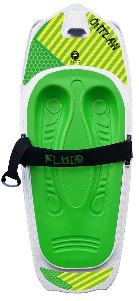 Fluid Outlaw Kneeboard With Hook – Summer Winter Scene